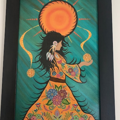 Turtle Island by Patrick Hunter Indigenous Art Print First - Etsy Canada
