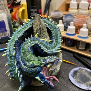 Jormungandr Midgard Serpent Linnorm V1 Premium 3D Printed Fantasy ...