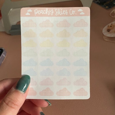 Cute Muted Pastel Aesthetic Sticky Notes, 50 Sheet Sticky Notes, Cute ...