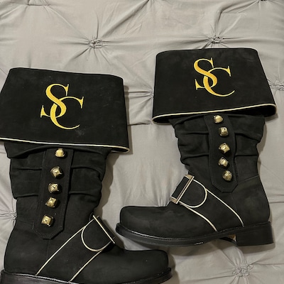 Handmade Santa Claus Boot,nubuck Leather Boots,santa Suit,chrismas ...