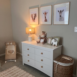 Boho Rainbow Set of 3 Nursery Prints, Girl Nursery Wall Art, Nursery ...