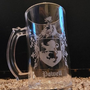 Custom Family Crest Latched Wooden Box : Free Engraved Personalization ...