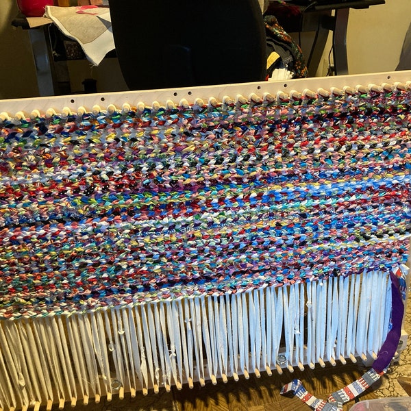 Loom, Big Boy Adjustable Twining Loom With Leg Set, Makes 3' X 5' Rug ...