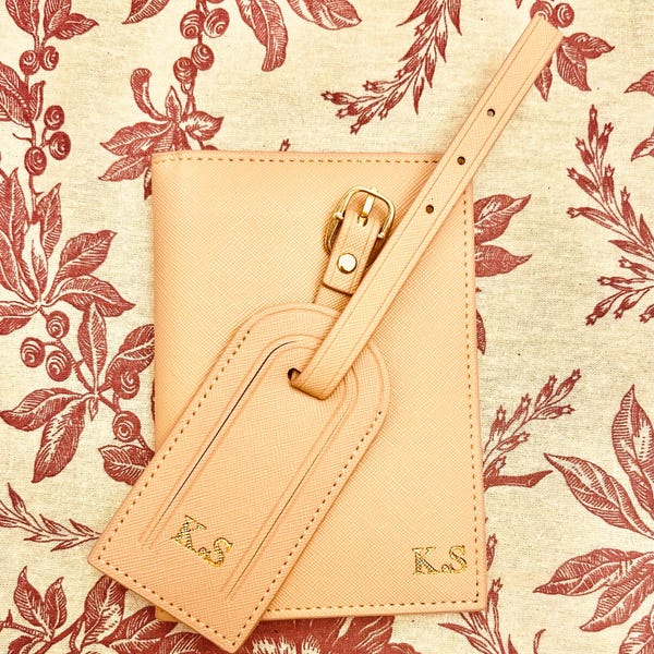 Personalized Travel Gift Custom Passport Wallet Travel Accessories ...