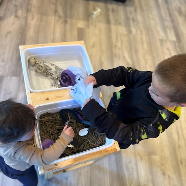 Sensory Table With LID | Toddler Sensory Table With Lid | Gift for ...