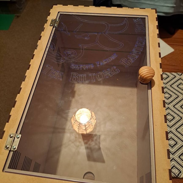 Biltong Maker Box: Family Biltong Factory With Clear Acrylic Door - Etsy