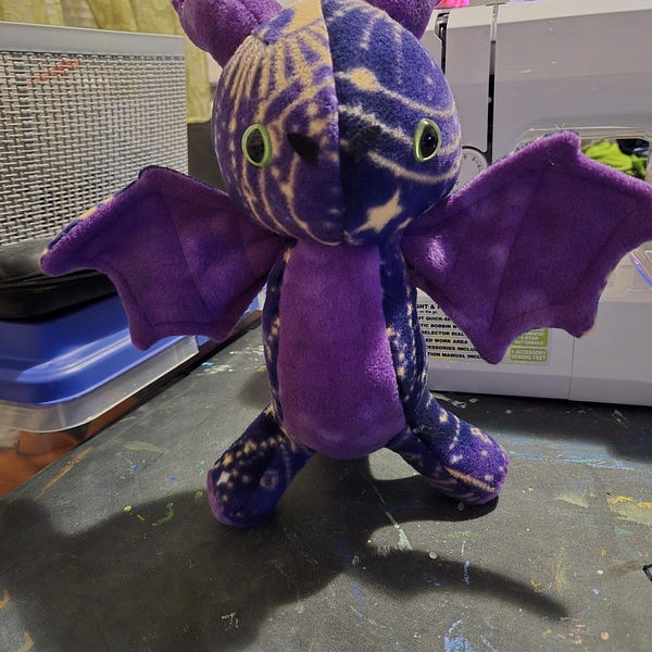 Wyvern & Dragon Chibi Plush Sewing Pattern .pdf Tutorial - Etsy