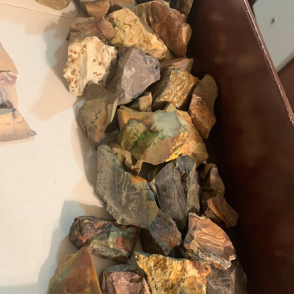 Eagle Rock Moss Plume Agate Red Jasper Rhyolite Rough Rocks for Slab ...