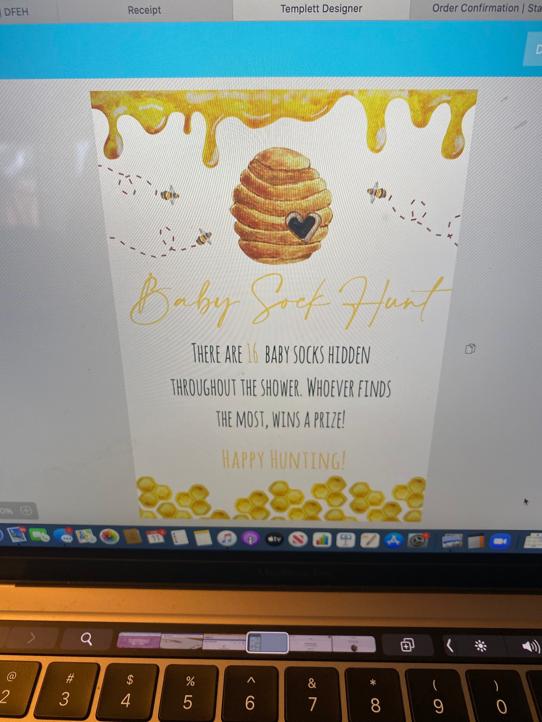 Bee Custom Sign Honeybee Sign Baby Shower Sign Bee Baby | Etsy