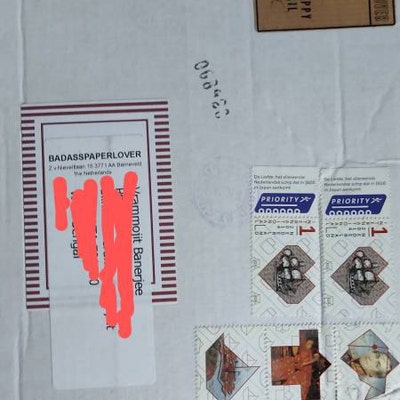 Vintage Registered Postage Mail Labels. - Etsy