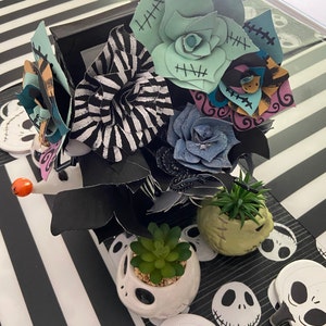 Nightmare Flowers, Jack and Sally Rose, Halloween Flowers, Unique ...