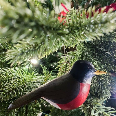 Robin Ornament - Etsy