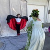 Maleficent Halloween Costume Cape Adult Kids Half Circle - Etsy