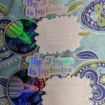 The Future is Inclusive Sticker, Diversity Stickers, Feminist Stickers ...