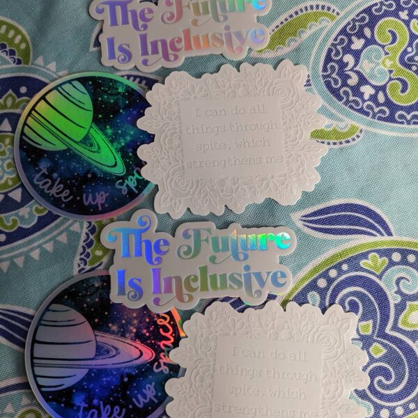 The Future is Inclusive Sticker, Diversity Stickers, Feminist Stickers ...