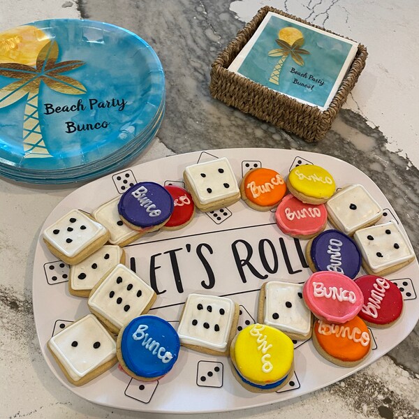 Bunco Sugar Cookies - Etsy