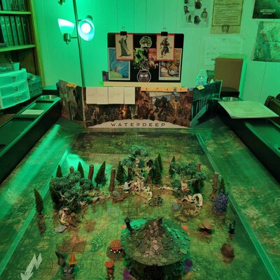 Dungeon Round Spiral Stair Wall Dnd Dragonlock Tiles Terrain - Etsy