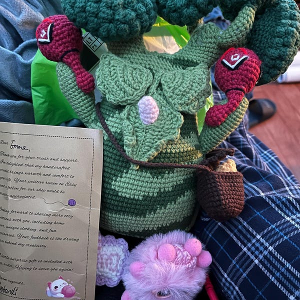 The Legend of Zelda Plush,dancing Broccoli Crochet, Hestu‘s Gift, hestu ...