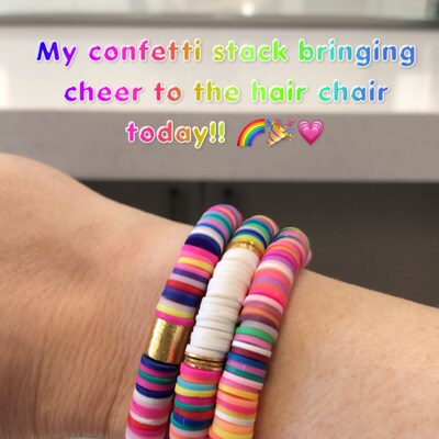 Pool Party Acrylic Bangle Bracelet Acrylic Bracelet Stack - Etsy