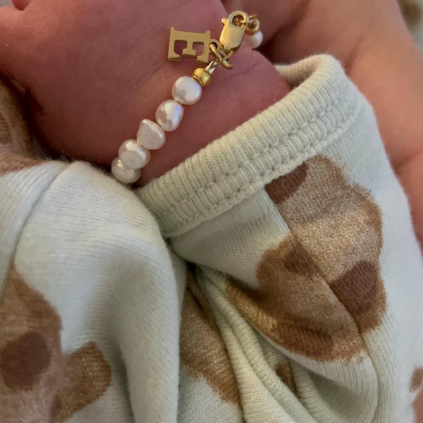 Pearl Baby Bracelet-freshwater Pearls-gold Filled-sterling Silver ...