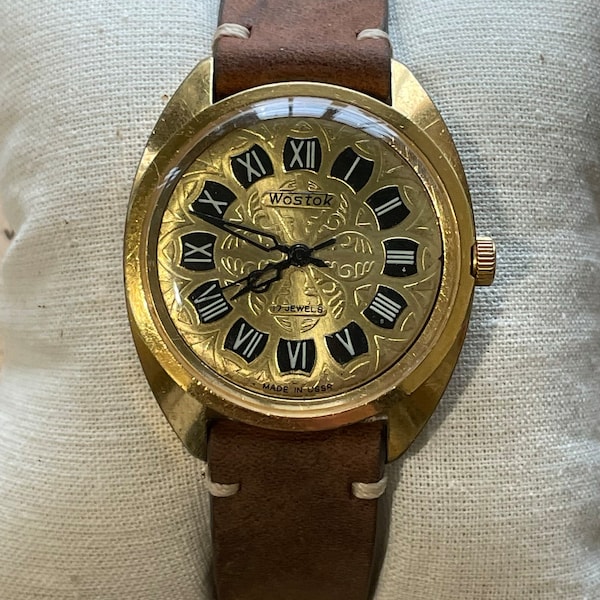 Mens Watch Molnija Skeleton Space, Moon Vintage Watch, Large Watch ...