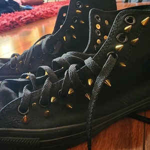 Spiked Converse Chuck Taylor Shoes - Etsy