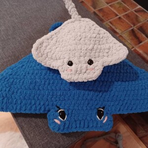 PATTERN PACK Mega Ray and 7 Sea Friends Patterns Ray, Angelfish, Blue ...