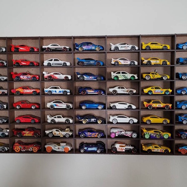 DIY 15 Slot 1:64 Monster Truck Display Case Kit With Mounting Holes and ...