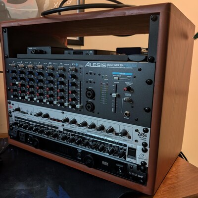 Nice-racks 2-space Studio Rack, Choose Your Depth, Choose Your Stain ...