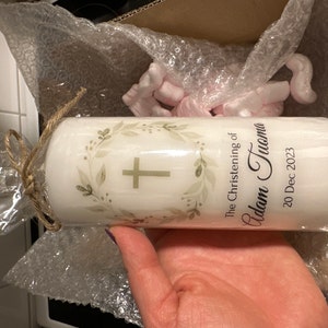 Personalised First Holy Communion Candle Communion Candle for Girl ...