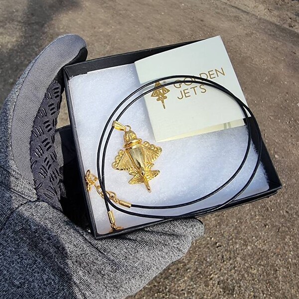 Quimbaya Flyer Ancient Aircraft Pin 24k Gold Plated Golden Jet-8 ...