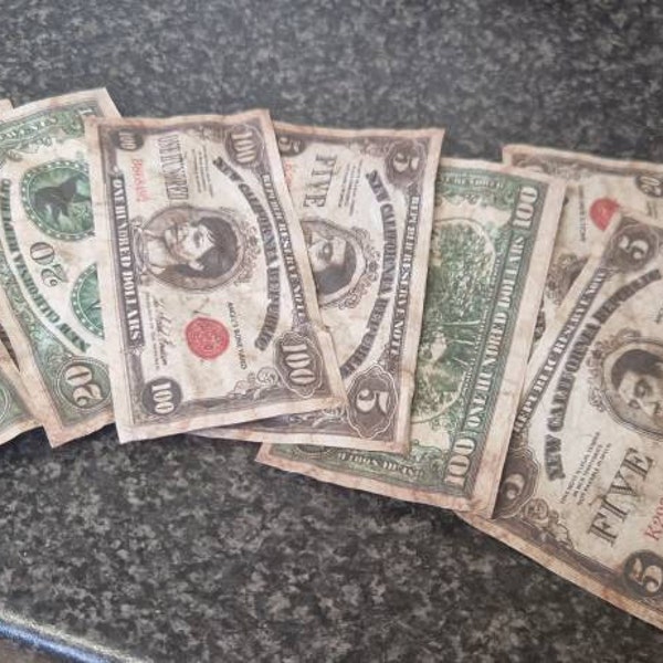 Fallout NCR Notes Prop Currency - Etsy