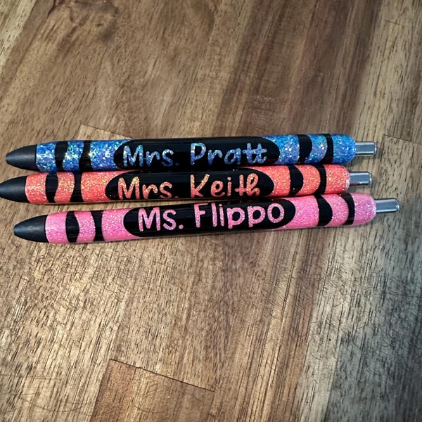 Custom Glitter Halloween Inkjoy Gel Pens - Etsy