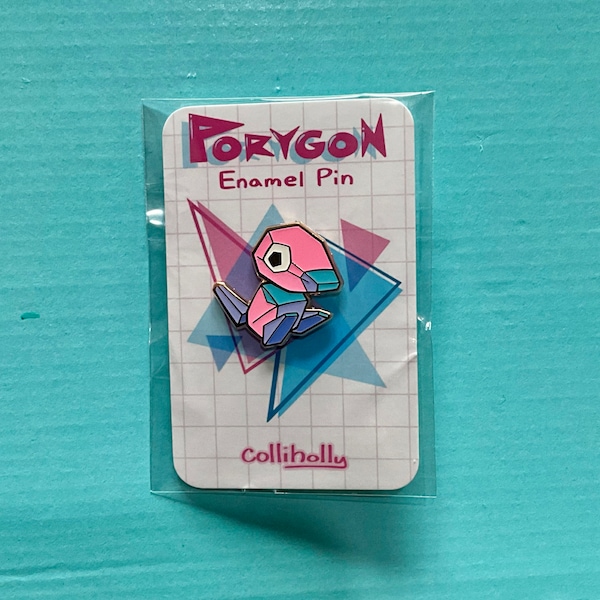 Porygon Glow-in-the-dark Hard Enamel Pin - 1in. - Etsy
