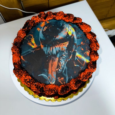 Venom Vs Carnage Edible Image Birthday Cake Topper 1/4 Sheet - Etsy