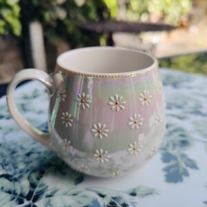 Daisy Coffee Mug Cozy Tea Cups Daisy Cappuccino Ceramic Mug Cute Daisy ...