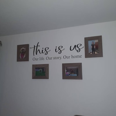 Wall Quote this is Us... Sticker, Vinyl Decal, Modern Transfer, Decor ...