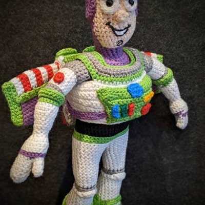Buzz Lightyear English Crochet Pattern _ 16 Inches Buzz Lightyear _ Toy ...
