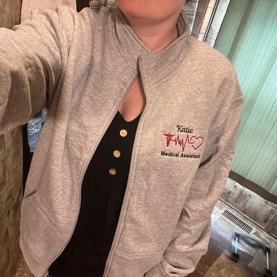 Gift for Nurse, Physician Assistant, Doctor Personalized Medical Jacket ...