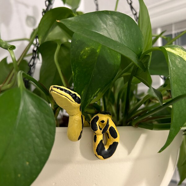 1 Snake Sculpture, or Bookcase Snake, or Planter Snake, or Table Top ...