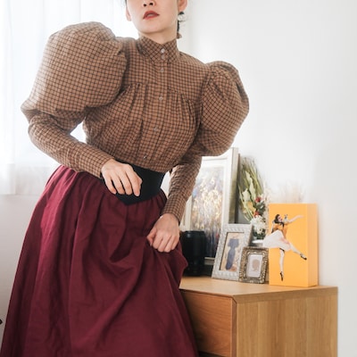 Blouse alice in Edwardian Victorian Style - Etsy
