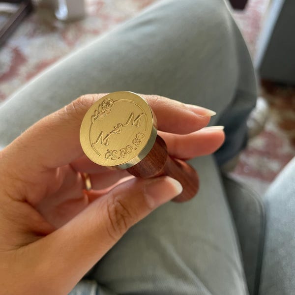 Custom Wax Seal Stamp Kit, Any Logo Can Be Customized, Personalized Wax ...