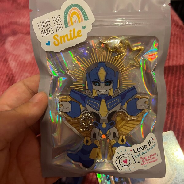 Transformers Starscream Emoji 3” Chunky Epoxy Keychain Charms! - Etsy