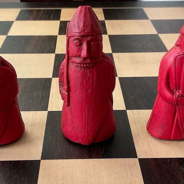 RARE Berserker Trio, Isle of Lewis Chessmen, Chess Piece - Etsy