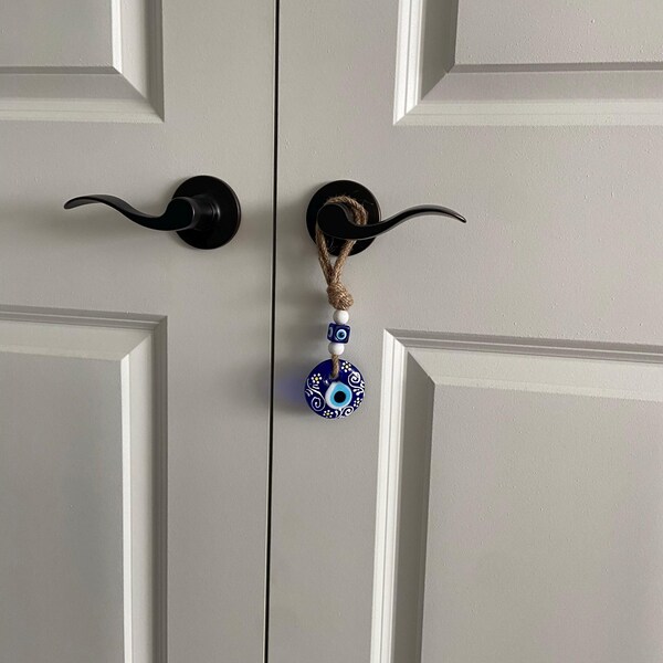 Evil Eye Wall Hanging,hand Painted Evil Eye,protection Gifts,new Home ...