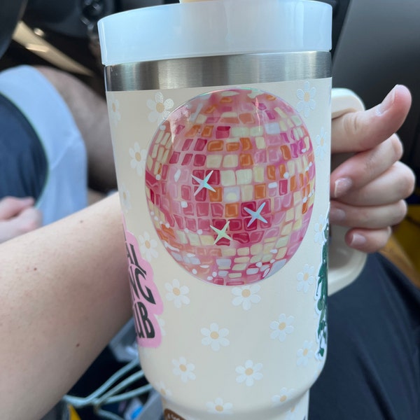 Holographic Pink Disco Ball Sticker | Mirrorball | Taylor Swift ...