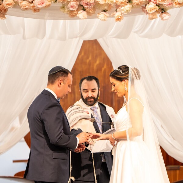 Jewish Wedding Kippah | Bar Mitzvah _ Shabbat | Unique Handmade Modern ...