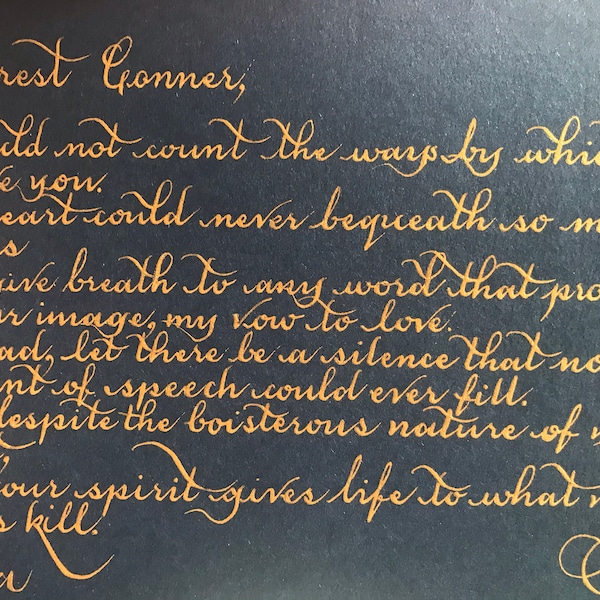 Handwriting Service, Handwritten Letter, Calligraphy Service ...