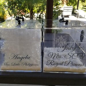 Tiara Carrying Case Wedding Tiara Display Box - Etsy