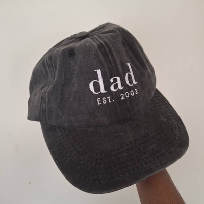 Custom Embroidered Hat, Grandpa Cap With Date, Dad Hat, Vintage ...